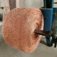 China Rust Resistant Copper Knitted Wire Mesh 3.2m 6m 10m 15.2m 30.5m 61m Strong Enough for sale