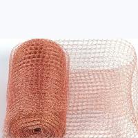 China 10M Copper Mouse Mesh Knitted Copper Mesh For Plants Easy Install for sale