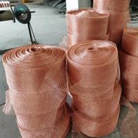 China OEM Copper Knitted Wire Mesh Pest Control Soft And Cutting Processing for sale