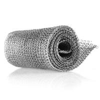 China Oil Demister Knitted Metal Mesh Customized Size SS Filter Mesh ISO9001 for sale