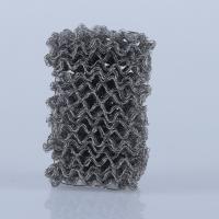 China Filtration 99% Stainless Steel Knitted Wire Mesh Roll Double Wires Woven Filter Elements for sale
