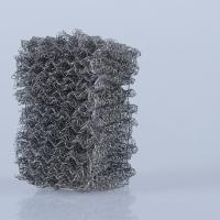 China Filtration 99% Stainless Steel Knitted Wire Mesh Roll Double Wires Woven Filter Elements for sale