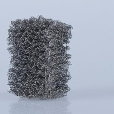 China Filtration 99% Stainless Steel Knitted Wire Mesh Roll Double Wires Woven Filter Elements for sale