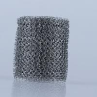 China Durable 316L Stainless Steel Knitted Wire Mesh Flattened And Ginning for sale