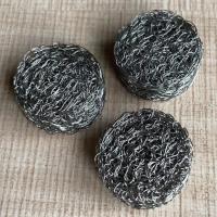 China Silver Compressed Knitted Mesh Filter 0.1mm 0.19mm Free Sample Available for sale