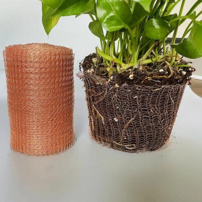 China 100% Pure Copper Mesh Rolls 100mm 127mm Single Wire Strand for sale
