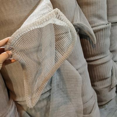 China White Blue Grey Polypropylene Knitted Mesh 100mm-1000mm Embossed PP Knitted Mesh for sale