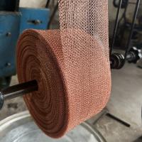 China Custom Knitted Wire Mesh Shielding 100mm-1000mm Metal Wire Shielding for sale