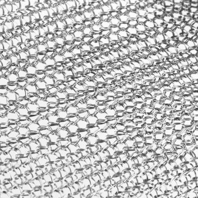 China Multi Filament Knitted Wire Mesh Shielding Rust Resistant For Weaving Process for sale
