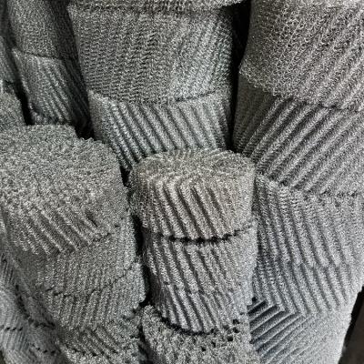 China Milky White Knitted Wire Mesh Gasket 0.1mm 0.15mm For EMI / RFI Shielding for sale