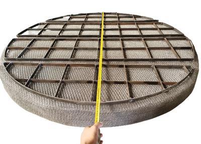 China Knit 2205 Low Pressure Drop Mesh Pad Demister Boiler Steam Drum Demister 100mm for sale