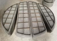 China 316L Glass Fiber Customizable Bar Grids Knitmesh Demister 100mm Thickness for sale