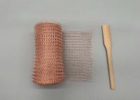 China Metal Crimped Copper Wire Netting 4 Strands Knitting For Distillation Internal Packing for sale