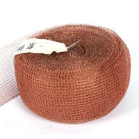 China Metal Crimped Copper Wire Netting 4 Strands Knitting For Distillation Internal Packing for sale