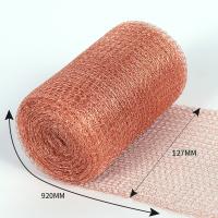 China 0.17mm Wire Copper Mesh Fabric DIY Hole Filler For Distilling Yard And Gun Clean for sale