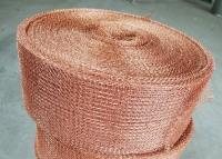 China Industrial 0.23mm Copper Knitted Wire Mesh Roll For Filtration System for sale