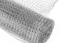China 0.1mm*0.4mm Flat Knitted Wire Mesh Roll Knitting Mesh GB ASTM for sale