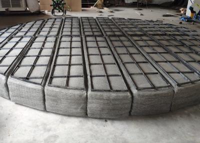 China Gas Liquid Separator Mesh Pad Mist Eliminator SS316L 750mm for sale