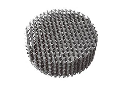 China 0.1mm Metal Plate Structured Tower Packing 350Y Custom Fabricated Shape Size for sale