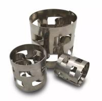 China Distillation Column 304 Metal Random Packing Pall Ring 25×25×0.4mm for sale