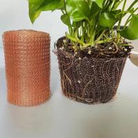 China Knitted Copper Wire Mesh Roll 127mm 0.2mm Diameter Rodent Control Barrier for sale