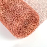 China Antimicrobial Copper Mesh Roll Pest Control Rat Rodent Kit 0.17mm Monofilament Diameter for sale