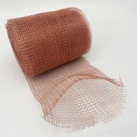 China Knitted Copper Rodent Mesh Rustproof Corrosion Resistant 40 Density for sale