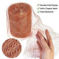 China Rustproof Mesh Copper Rodents Soft 100mm Or 127mm Wide Rolls For Pest Control for sale