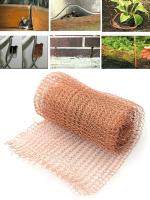 China Pure Copper Rat Control Mesh Flexible Copper Mesh Rolls For Pest Prevention for sale