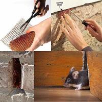 China 98% Copper Mesh Rats Rustproof / Antimicrobial Rodent Barrier for sale