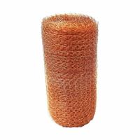 China Knitted Copper Wire Mesh 5inch for Pest Control 0.18mm Wire Diameter for sale