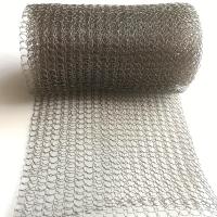 China Copper Knitted Metal Wire Mesh Rectangular Shape For Liquid Filtration In Various Lengths for sale