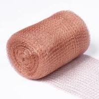 China Knitted Copper Mesh / Copper Knitted Wire Mesh 4mm✕5mm Hole Diameter Soft Cutting In Stock for sale