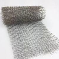 China Stainless Steel Knitted Wire Mesh Filter Elements For Liquid Filtration Flat / Corrugated Custom Widths for sale