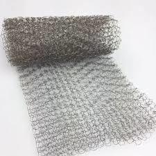 China Stainless Steel Knitted Wire Mesh Filter Elements For Liquid Filtration Flat / Corrugated Custom Widths for sale