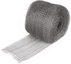China 100mm Width Silver Oil Demister Knitted Mesh for Industrial Filtration for sale