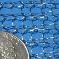 China Rectangular Silver Stainless Steel Knitted Mesh Tape Coil for Filter Elements for sale