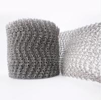 China Stainless Steel Knitted Wire Mesh Roll Double Wires Woven 100mm 400mm 600mm Coil for Varied Applications for sale