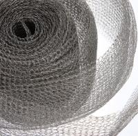 China Stainless Steel Rectangular Knitted Wire Mesh Roll in Various Shapes for sale