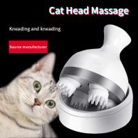 China Automatic Handheld Vibrating Scalp Massager Kneading Electric Silicone Head Massager for sale