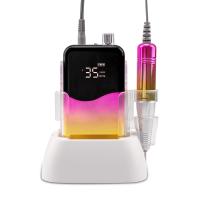 China Acrylic Nails Professional Nail Drill Machine Gold Grandiant Color High Speed Pedicure for sale