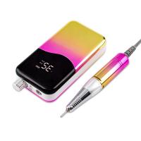 China Acrylic Nails Professional Nail Drill Machine Gold Grandiant Color High Speed Pedicure for sale