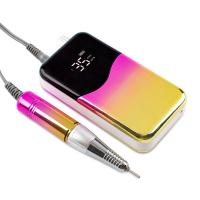 China Acrylic Nails Professional Nail Drill Machine Gold Grandiant Color High Speed Pedicure for sale