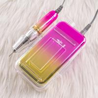 China Acrylic Nails Professional Nail Drill Machine Gold Grandiant Color High Speed Pedicure for sale