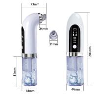 China White Color Face Vacuum Pore Cleaner 45W USB Nose Blackhead Remover for sale
