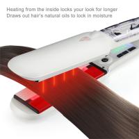 China 40W Flat Irons Hair Straightener Auto Steam Infrared CE ROHS Certification for sale