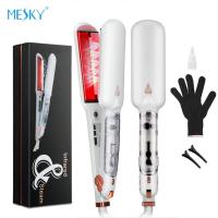 China 40W Flat Irons Hair Straightener Auto Steam Infrared CE ROHS Certification for sale