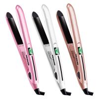 China Professional Titanium Hair Straightener 1 Inch Flat Iron Negative Ion Straightener for sale