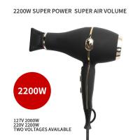 China Professional AC and DC Motor 2300W Durable Hair Dryer 110V / 220V for sale