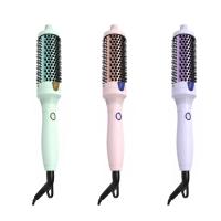 China Hair Styler One Step Rotating Air Styling Brush Short Dryer And Straightener for sale
